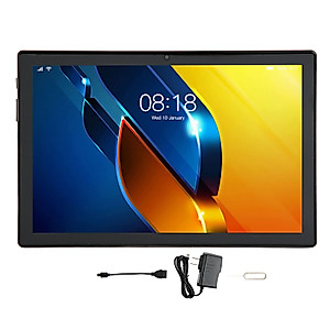 10 Inch Tablet with 6GB 128GB Memory, Octa Core CPU Processor, 2.4G 5G Dual Band WiFi, 1920X1200p 800W 2000W, 8800mAh C Port, Suitable as a Learning Gift for Children(USA)