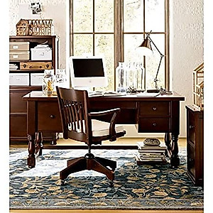 Pottery Barn 3x5 2.5x9 5x8 8x10 9x12 Adeline Blue Handmade Tufted Woolen Area Rug (9x12)