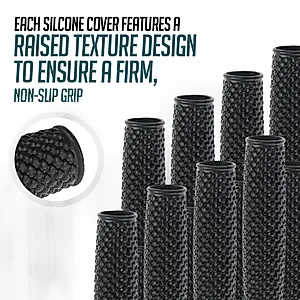 Logest Metal Hand Grip Set, 100LB-200LB 3 Pack No Slip Heavy-Duty Grip Strengthener with Gift Box, Great Wrist & Forearm Hand Exerciser, Home Gym, Hand Gripper Grip Strength Trainer