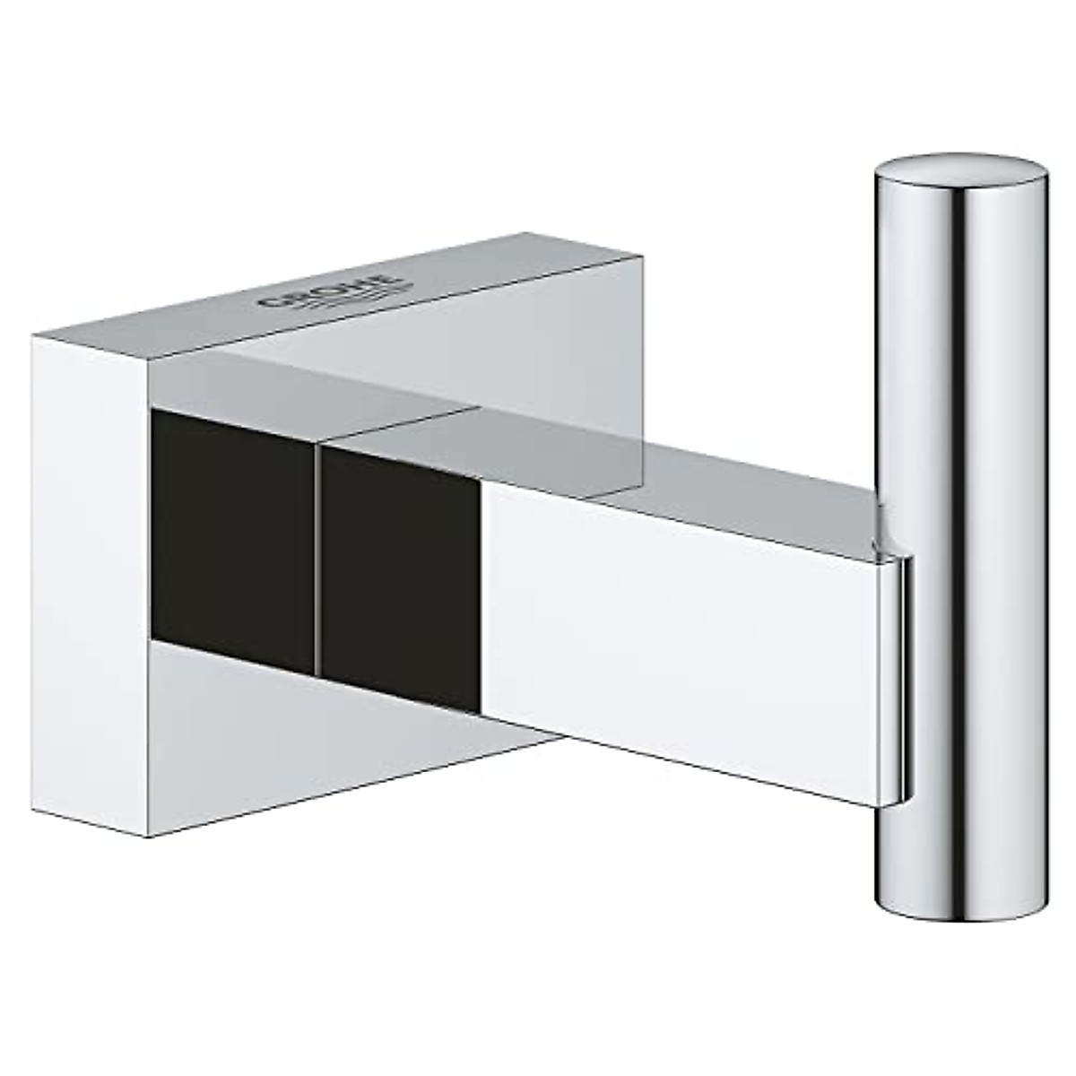 Grohe 40511001 Essentials Cube Robe Hook, Starlight Chrome