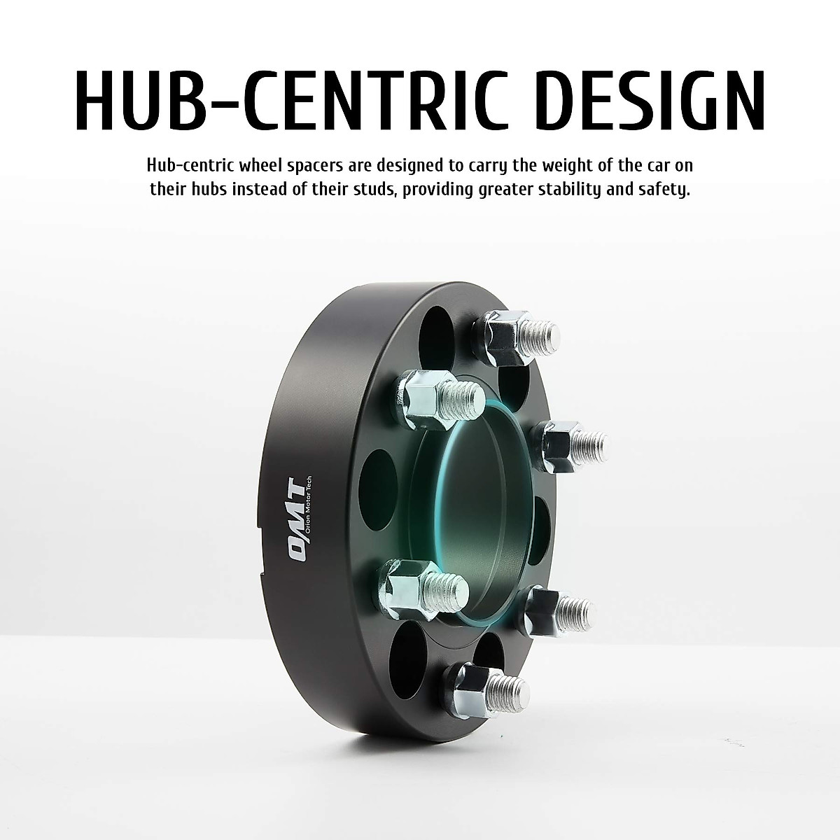 Orion Motor Tech 6x135 Wheel Spacers 1.5 inch 87.1mm Bore with M14x2.0 Studs Compatible with Ford F150 Ford Expedition Lincoln Navigator and More | 38mm Spacer Kit, Set of 4