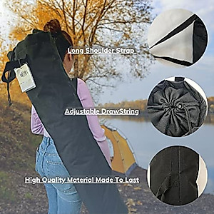 NGIL Black Camping Chair Replacement Bag Chair Carry Bag with Non Adjustable Strap and Wide Drawstring Opening (Replacement Bag Only) Please Read Description for Full Details