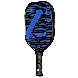 ONIX Graphite Z5 Pickleball Paddle (Graphite Carbon Fiber Face with Rough Texture Surface, Cushion Comfort Grip and Nomex Honeycomb Core for Touch, Control, and Power)