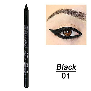 ZITIANY Matte Black Eyeliner Gel Stick,Black Gel Eyeliner,Tattoo Eyeliner Pen Quick-Dry Smudge Proof Waterproof Eye Makeup Eye-liners for Women,ZITIANY Eye Makeup,1PC