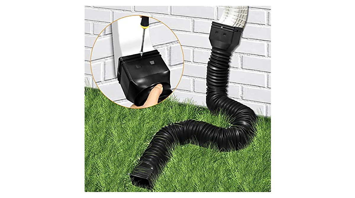 Retractable Rain Gutter Drain Extender - Prevent Flooding