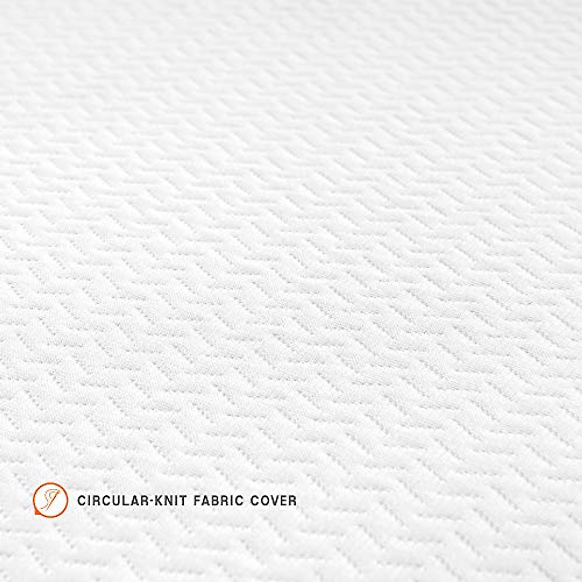 SensorPEDIC 1.5-Inch Coolest Comfort Memory Foam Bed Topper, Full, White