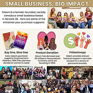 bloom daily planners 2024 (8.5" x 11") Calendar Year Day Planner (January 2024 - December 2024) - Weekly/Monthly Dated Agenda Organizer with Tabs - Poppy Meadow