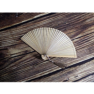 BBWL Hand Held Fans Folding Fan Mini Folding Fan Ladies All Bamboo Fan Portable Gift Fan Hanfu Fan @A