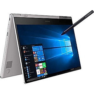 2019 Samsung Notebook 9 Pro 2-in-1 13.3" FHD Touch-Screen Laptop - Intel i7, 8GB DDR4, 256GB PCI-e SSD, 2X Thunderbolt 3, Webcam, WiFi, Fingerprint Reader, Active Pen, 2.84 LBS, 0.5", Titan Platinum