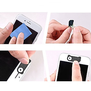 SOLUSTRE 2pcs Camera Cover Webcam Lens Cover Tablet Privacy Cover Lens Cover Slide Laptop Webcam Cover Webcam Cover for Tablet Slim Laptop Phone Webcam Cover Safety mask Ultra Thin abs