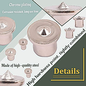 Swpeet 23Pcs 3mm -16mm (Approx 1/8", 3/16", 1/4", 5/16", 3/8", 1/2") Dowel and Tenon Center Set with Brad Point Drill Bit Set, 8Pcs Center Dowel Pins and 8Pcs Drill Stop Set