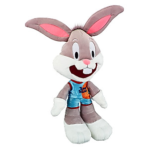 Moose Toys Space Jam: A New Legacy - Transforming Plush - 12" Bugs Bunny into a Soft Plush Basketball - Exclusive, Multicolor, (14591)