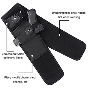 Belly Band Gun Holster for Concealed Carry, Diving Material Belt,IWB Gun Holsters,for Men and Women,50inch