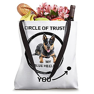 Funny Circle of Trust Blue Heeler Tote Bag