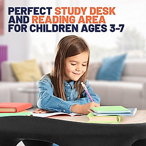 Bbear Baby Children's Table - Perfect for Play, Classroom Table, Toddlers and Childrens Table, Indoor Outdoor Play Table, Designed for Age 0-5, Black