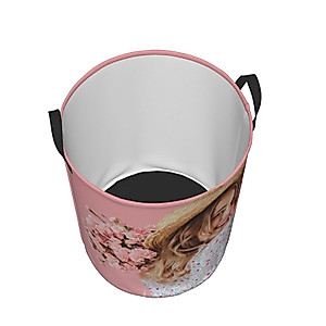 Custom Laundry Hamper For Kids Adults Personalized Dirty Clothes Large Storage Basket Collapsible Customized Waterproof Laundry Baskets With Handle For Bathroom Living Room Bedroom Home