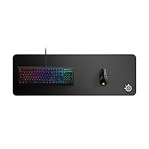 SteelSeries QcK Edge - Cloth Gaming Mouse Pad - stitched edge to prevent wear - optimized for gaming sensors - size XL