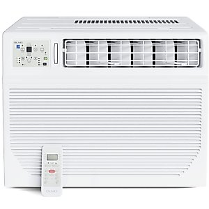 OLMO 18000 BTU Window Air Conditioner 11.8 CEER 208-230V with Remote Controller and Window Frame