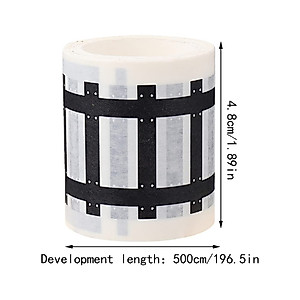 Toyvian Road Race Track Sticker Roll for Toy Car Trains Toy Tape Stickers Railway Road Tape Train Track Removable Tape for Kids Toys Removable Trains Tight Curves Stick to Floors Walls Train Track