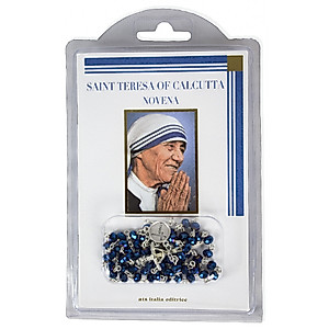 Vatican Imports Saint Teresa of Calcutta Novena Rosary and Booklet