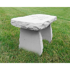 Kay Berry Those we Have... Personalized Medium Fused Glass Bench