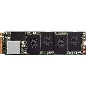 Intel 1TB 665p Series M.2 2280 PCIe NVMe 3.0 x4 3D3, QLC Internal Solid State Drive (SSD) Model SSDPEKNW010T9X1