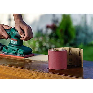 Bosch Red 93 mm x 5 m/Grit K240 Sanding Roll, 2609256B78