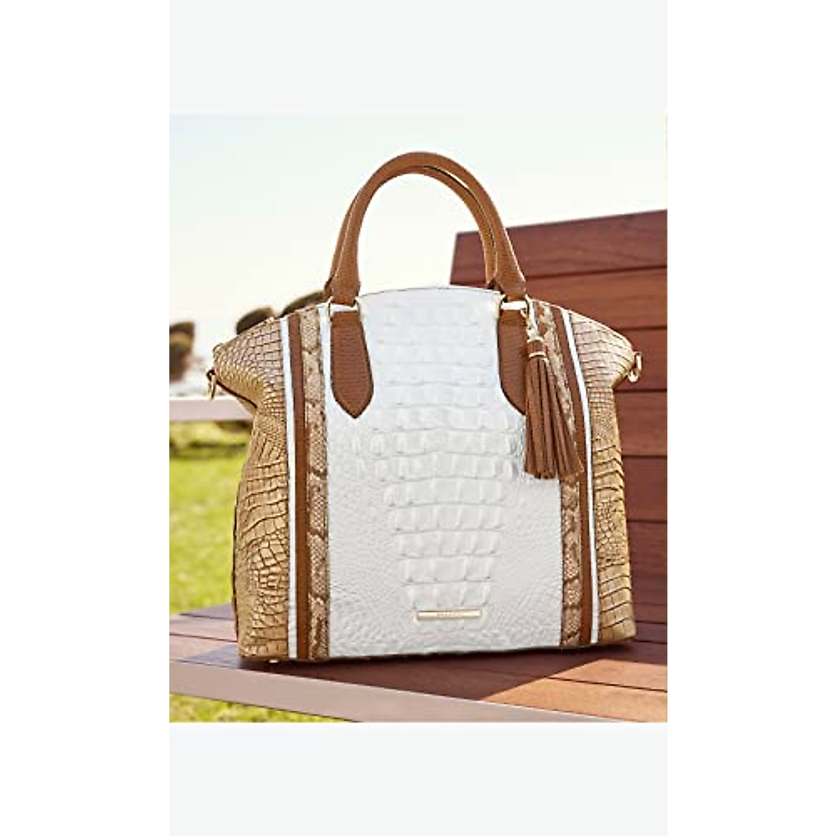 BRAHMIN Dune Melbourne Duxbury Satchel