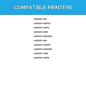 LD Products Compatible Toner Cartridge Replacements for HP 42X Q5942X High Yield (Black, 4-Pack) for HP Laserjet / Multifunction Printers 4250, 4250tn, 4350n, 4250dtn, 4350tn, 4250dtnsl, 4350dtn