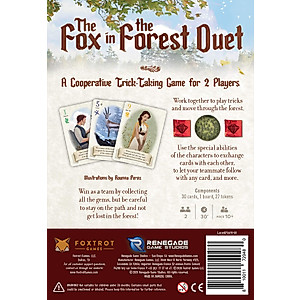 Renegade Game Studios Fox in The Forest Duet Card Game for 2 Players Aged 10 & Up, Cooperative Trick-Taking Game.