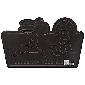 Open Road Brands Bob's Big Boy Embossed Metal Sign - Large Bob's Big Boy Wall Art for Kitchen or Man Cave