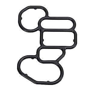 Oil Filter Housing Gasket, Rubber 15302‑RDV‑J00 Durable Heat Resistant Black Flexible Antiaging Engine Part for Auto