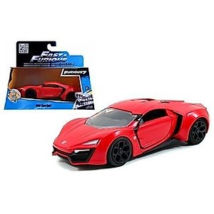 JADA 2015 FAST AND FURIOUS 7 LYKAN HYPERSPORT SUPERCAR 1/32 DIECAST RED 97386 .HN#GG_634T6344 G134548TY37109