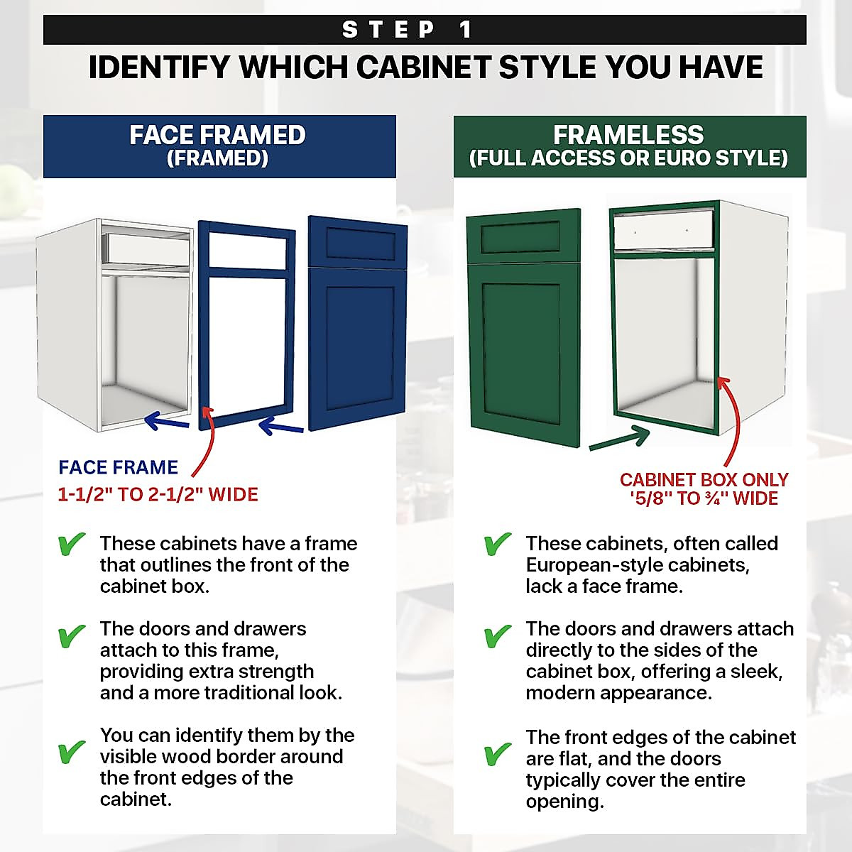 Sublime Design | Pull Out Tray | Bottom Mount | Baltic Birch Kitchen Cabinet Drawer | Slide Out Shelves | Roll Out Cabinet Organizer (20" Wide)