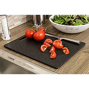 Dexas Superboard Pastry Board and Cutting Boards, Set of Two, Midnight Granite Color
