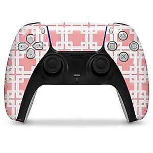 WraptorSkinz Skin Wrap compatible with Sony PS5 DualSense Controller Boxed Pink (CONTROLLER NOT INCLUDED)