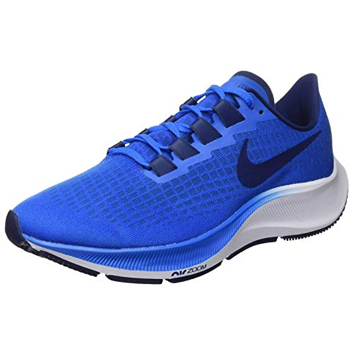 Nike Air Zoom Pegasus 37 Mens Running Trainers BQ9646 Sneakers Shoes (UK 9.5 US 10.5 EU 44.5, Photo Blue White 400)
