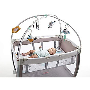Tiny Love 6-in-1 Here I Grow Deluxe Playard, 6 Mode Baby Playpen: with Bassinet, Playmat, Toy Arch, Changer, and Travel Bag, Magical Tales