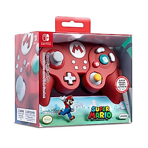Wired Fight Pad Pro - Official Nintendo Switch Controller - Classic Gamecube Style Retro Controller - Perfect for Super Smash Bros & Mario Party - OLED Compatible