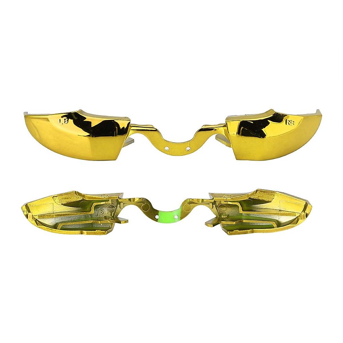 Colorful Buttons Set for XBOX ONE Elite Controller, Game LB RB LT RT Screwdriver Kit Replacement Part Tool(Gold)