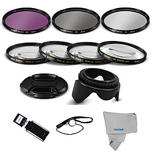 All You Need Accessory KIT for Canon EOS Rebel T5 T6 KIT Including Lenses Flash Batteries Full Size Tripod Backpack