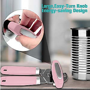 Can Opener,Professional 3-In-1 Multifunctional Manual Can Openers Bottle Opener,Kitchen Durable Stainless Steel Heavy Duty Can Opener Smooth Edge for Kitchen Seniors Friendly
