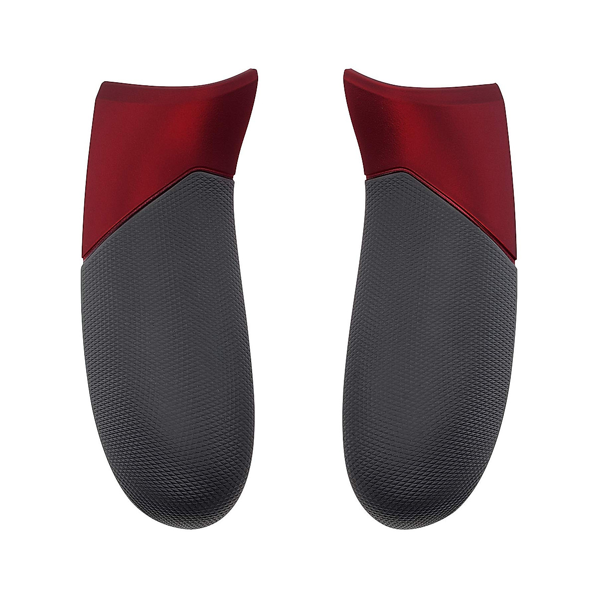 eXtremeRate Shadow Red Replacement Faceplate Shell Side Rails for Xbox One Elite Controller (Model 1698) - Controller & Back Shell NOT Included