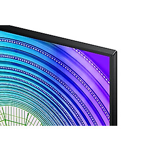 SAMSUNG S60UA 27-Inch QHD 2560 x 1440 Hi-Res 75Hz IPS Monitor HDMI, DP1.2, USB-C, Tilt, Swivel and Pivot (Renewed)