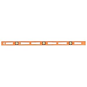 Johnson Level & Tool 7748-O Structo-Cast Level - 3 Vial, 48", Orange, 1 Level