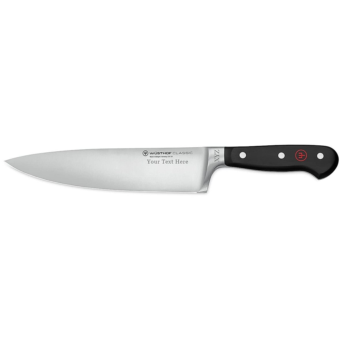Wusthof Classic 8" Cook's Knife, Custom Engraved Personalized