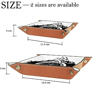 Folding Portable PU Leather Dice Tray Dice Rolling Tray Holder Storage Box for RPG DND Dice Tray and Table Games, Celtic Trinity Vikings Travelers Mascot