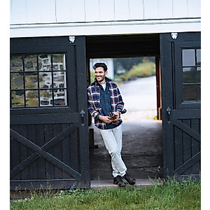 Chaps Men's Solid Mock Rib Casual Crew Socks-3 Pair Pack-Poly Cotton Blend, Brown/Khaki, Shoe Size: 6-12