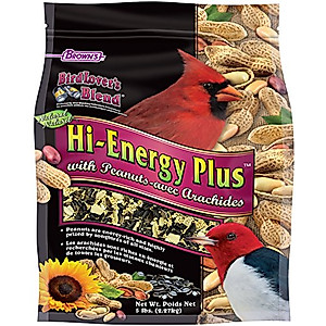F.M.Brown'S Bird Lover'S Blend Hi-Energy Plus With Peanuts, 5 Lb