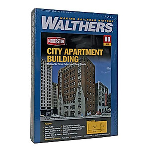 Walthers Trainline City Apartment Building - Kit Train Collectable Train